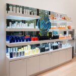 Silver Mirror Facial Bar - Manhattan West